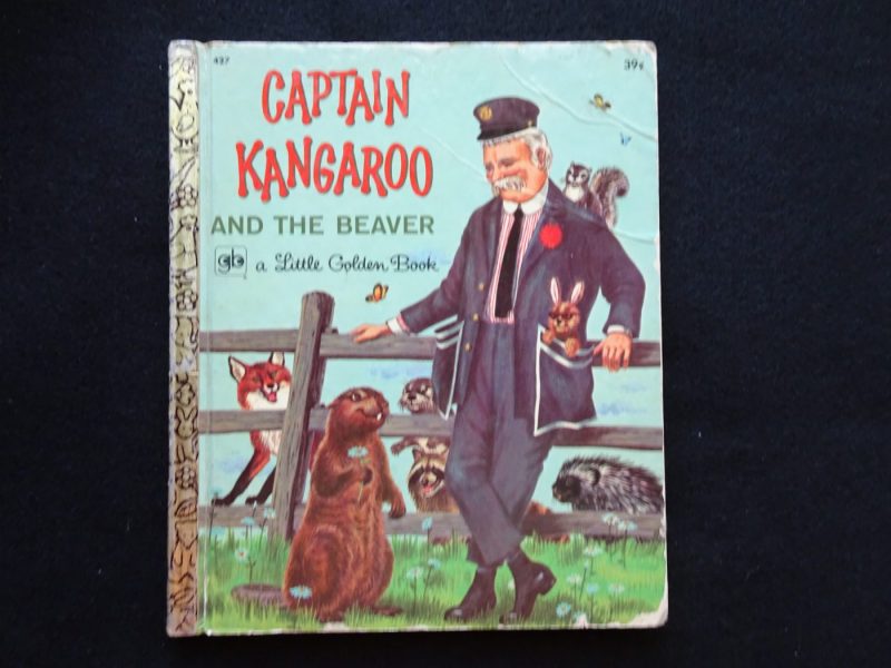 Captain Kangaroo and the Beaver - GoldenBookGuy.com