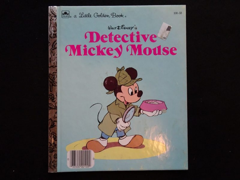 Detective Mickey Mouse- G - GoldenBookGuy.com