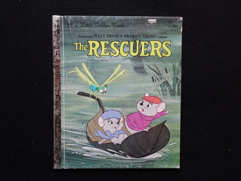 The Rescuers (Disney) J - GoldenBookGuy.com