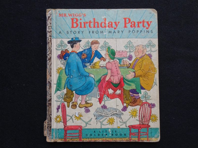Mr. Wigg's Birthday Party- A Mary Poppins Story- 1952 - GoldenBookGuy.com