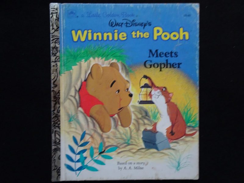 Winnie-the-Pooh Meets Gopher-1991 - GoldenBookGuy.com