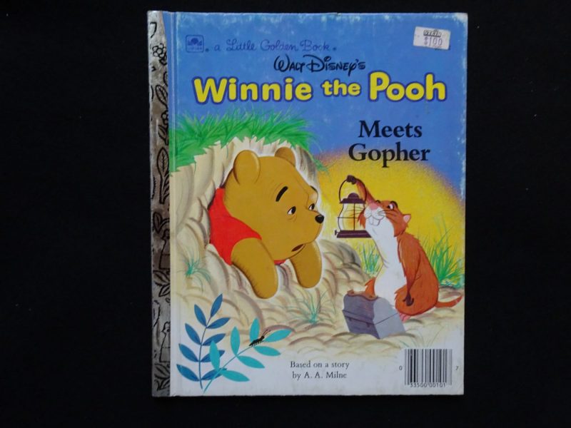 Winnie-the-Pooh Meets Gopher- S - GoldenBookGuy.com