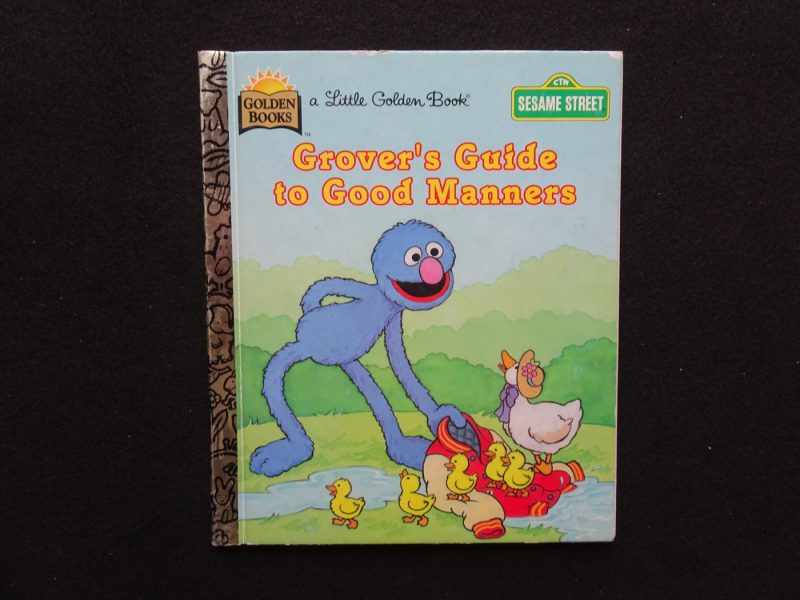 Grover's Guide to Good Manners- 1996 - GoldenBookGuy.com