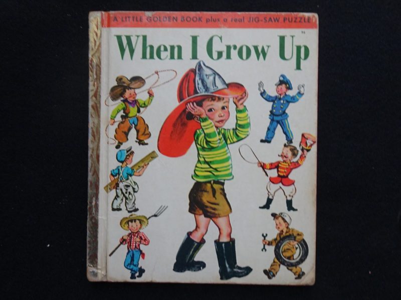 When I Grow Up- 1950 - GoldenBookGuy.com
