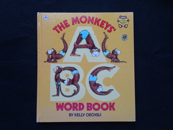 BGB- The Monkeys' ABC Word Book - GoldenBookGuy.com