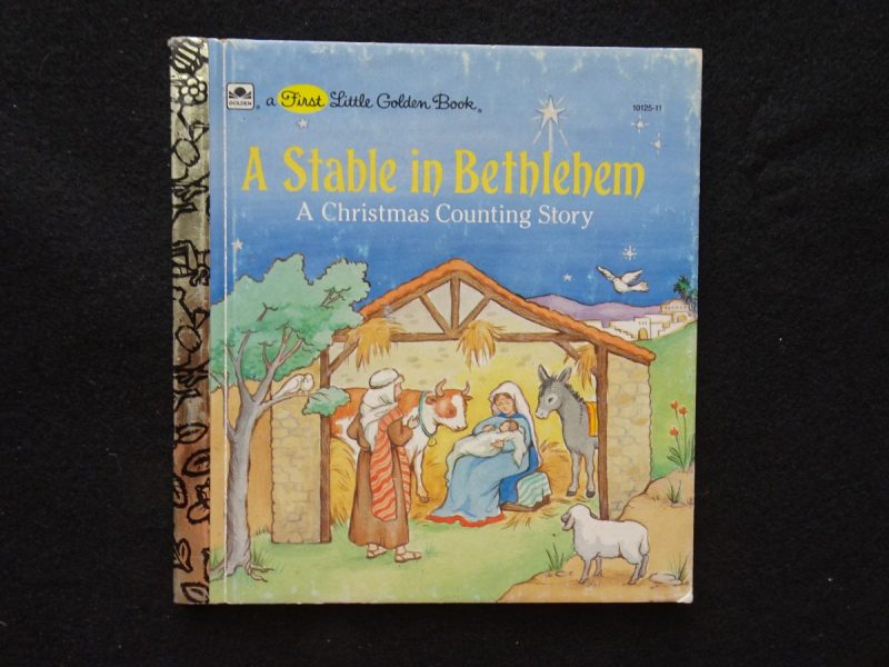 1st LGB- A Stable in Bethlehem- '92 - GoldenBookGuy.com