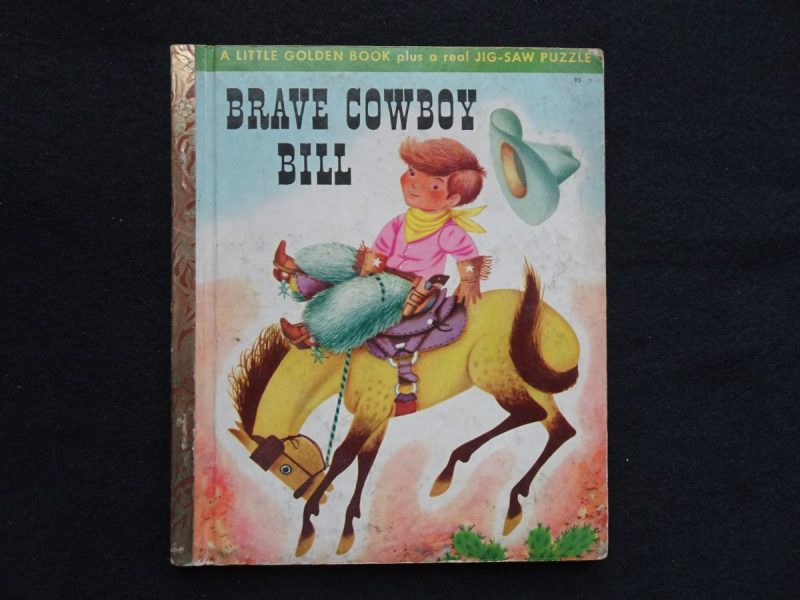 Brave Cowboy Bill- A - GoldenBookGuy.com
