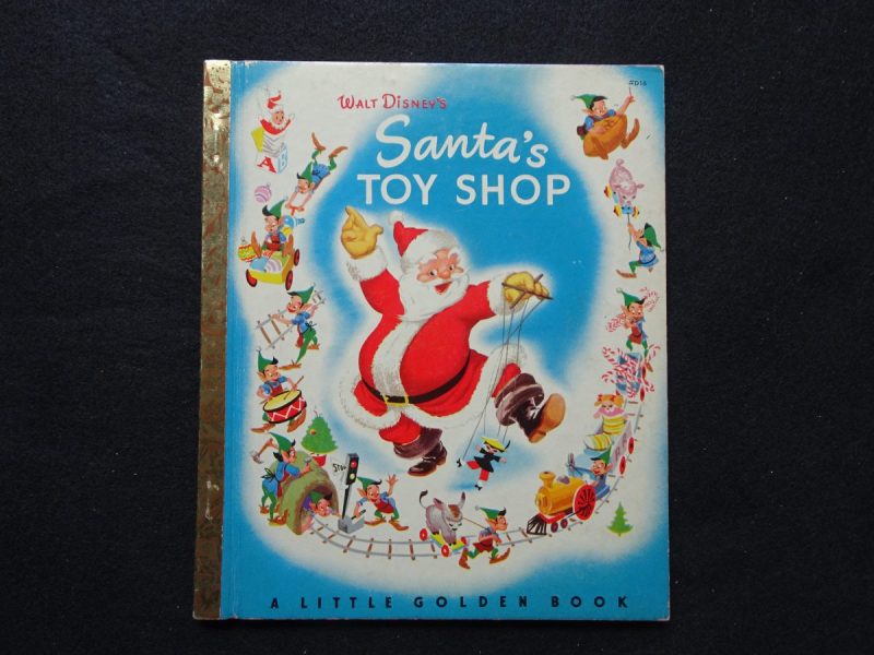 Santa's Toy Shop- A (Disney) - GoldenBookGuy.com